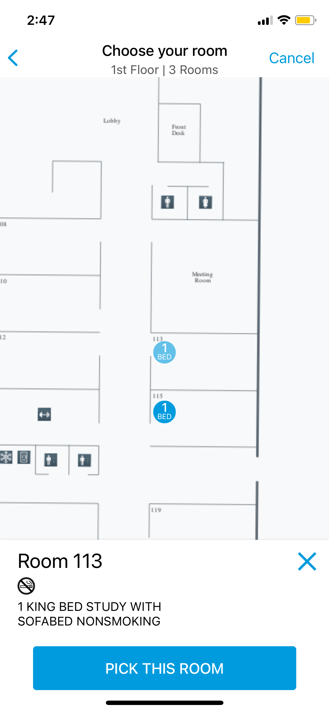 Hilton App Check In…I Kinda Like It