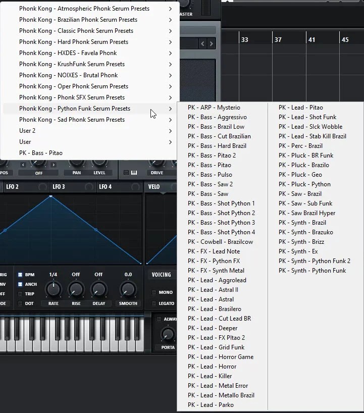 Python Funk Sample Pack Phonk Kong