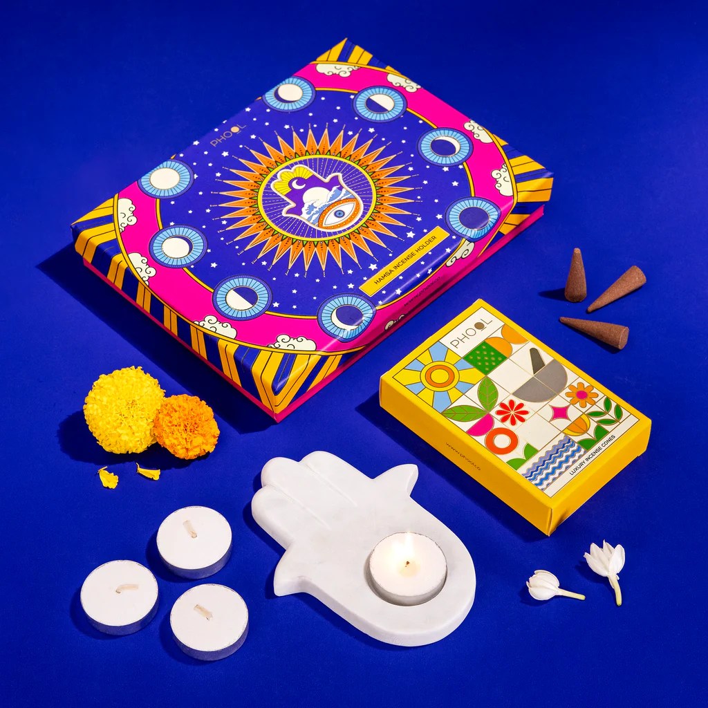 Phool Marble Hamsa Gift Box