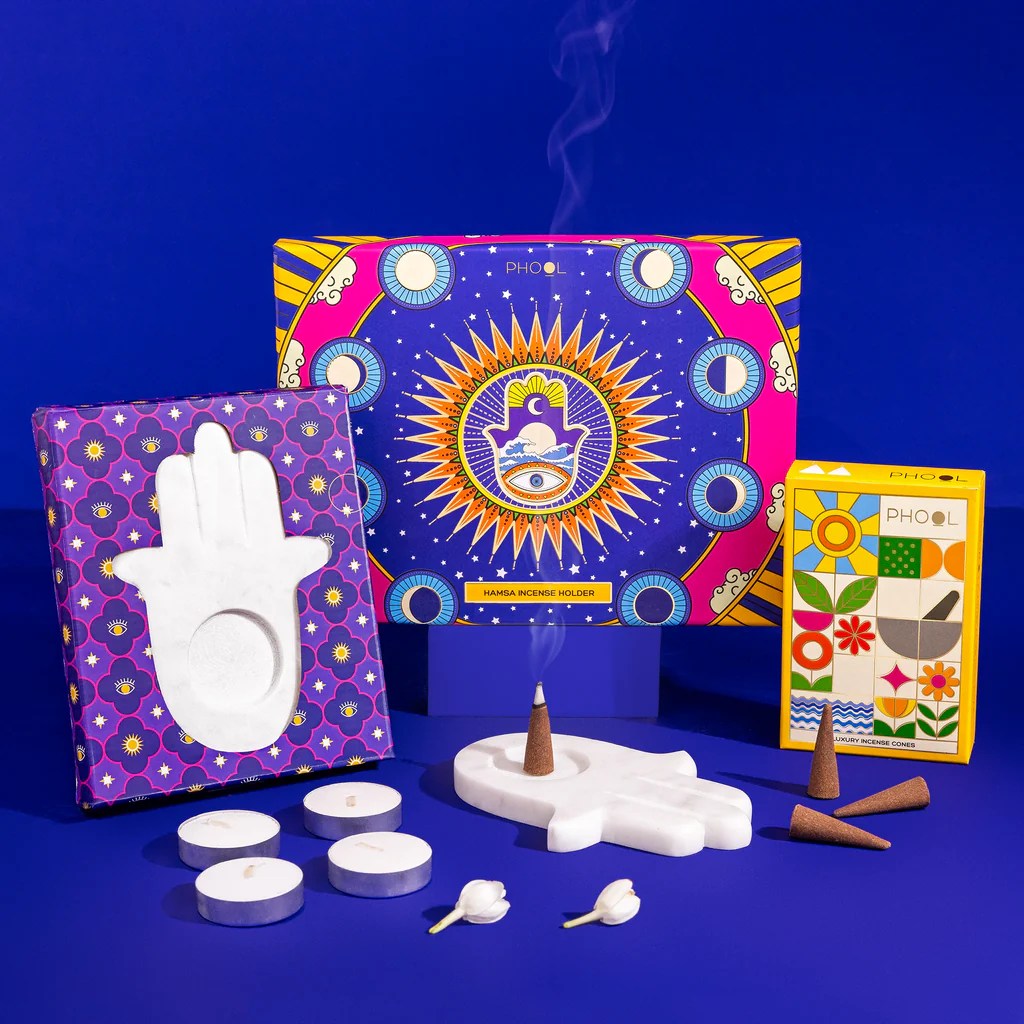 Phool Marble Hamsa Gift Box