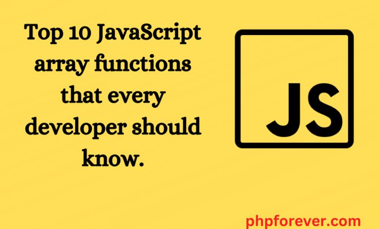 5 Javascript Array Functions I Use In My Projects - Premium Dark Background Gallery - 8K