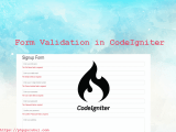 Form Validation In Codeigniter Form Validation In Ci Phpgurukul