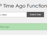 Php Time Ago Function Phppot