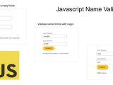 How To Validate First Name And Last Name In Javascript Phppot
