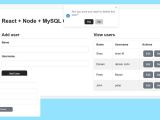 React Node Mysql Crud App Tutorial Full Stack Api Integration