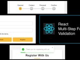 Build A Multi Step Form In React With Validation And Progress Bar Phppot