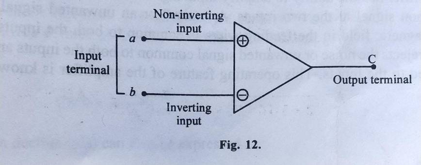 Operational Amplifier. 5 Characteristics of operational amplifier