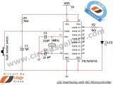 Embedded C Program For Led Interface On Pic Mcu Circuit