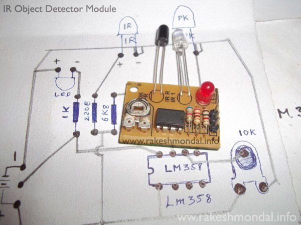 Ir Sensor Circuit Diagram In Proteus
