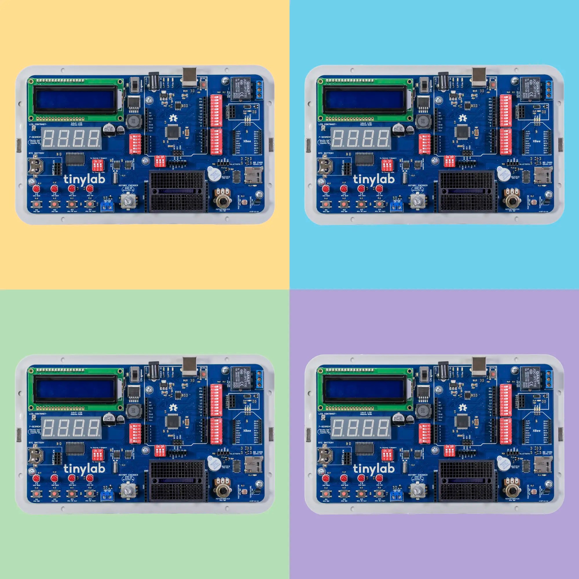 Tinylab Squad Kit 4 Pcs Picobricks