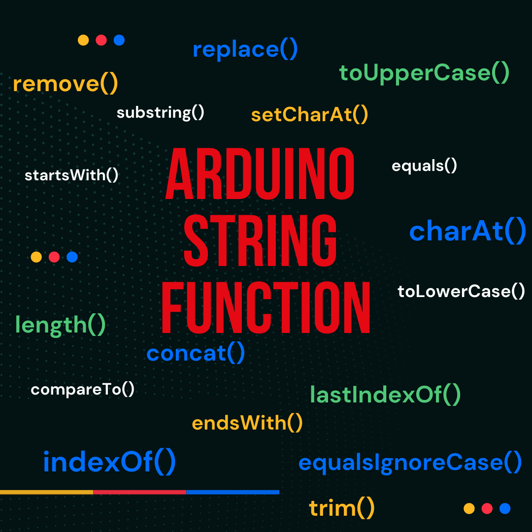 Arduino String Function Replace Substring Etc 7669