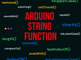 Arduino String Function Replace Substring Etc