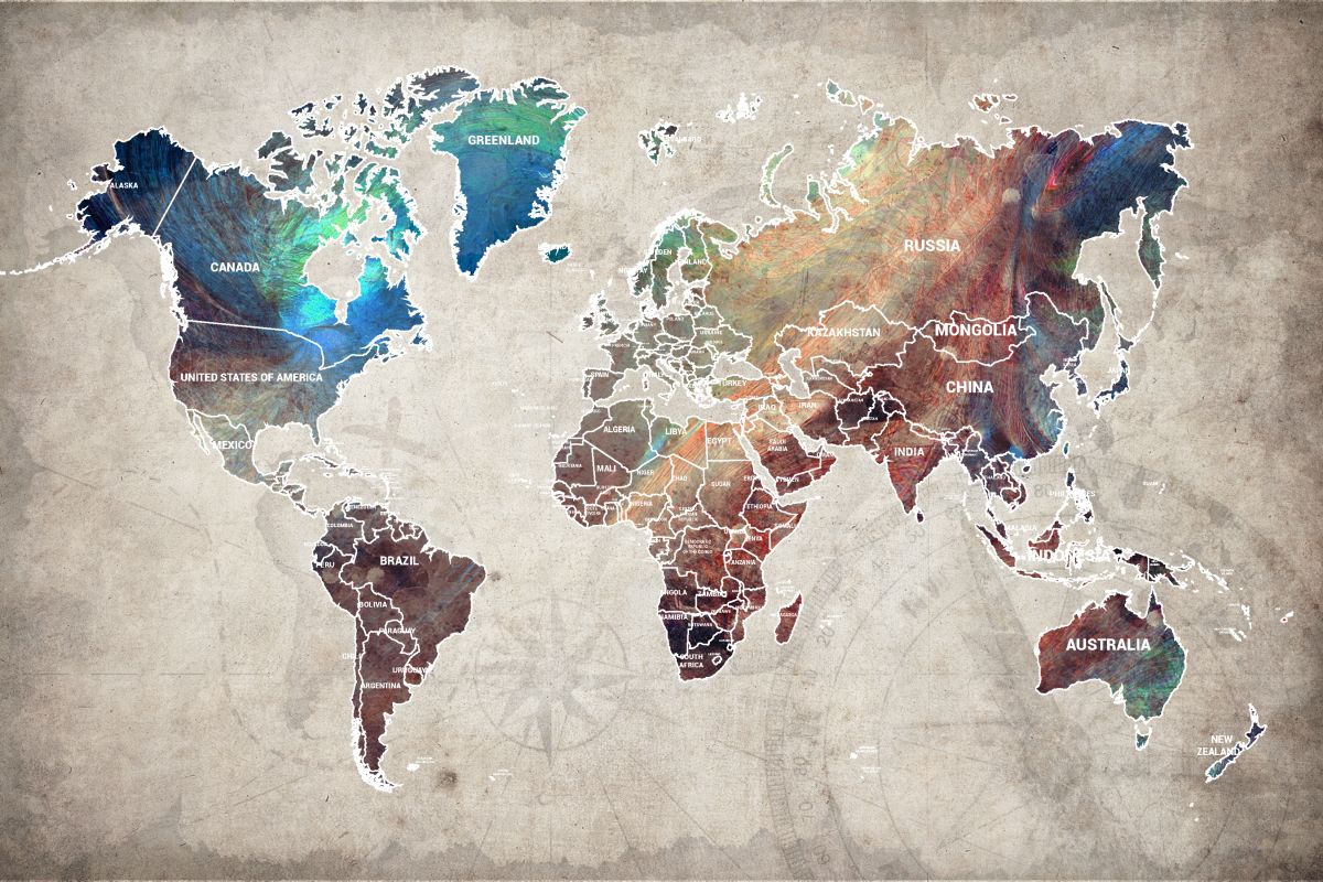 Abalone World Map Pineapple Licensing
