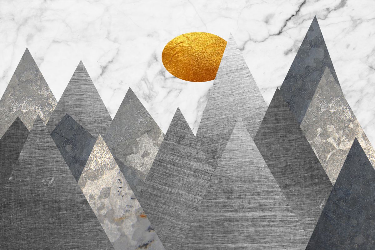Geometric Himalayan Mountains Pineapple Licensing