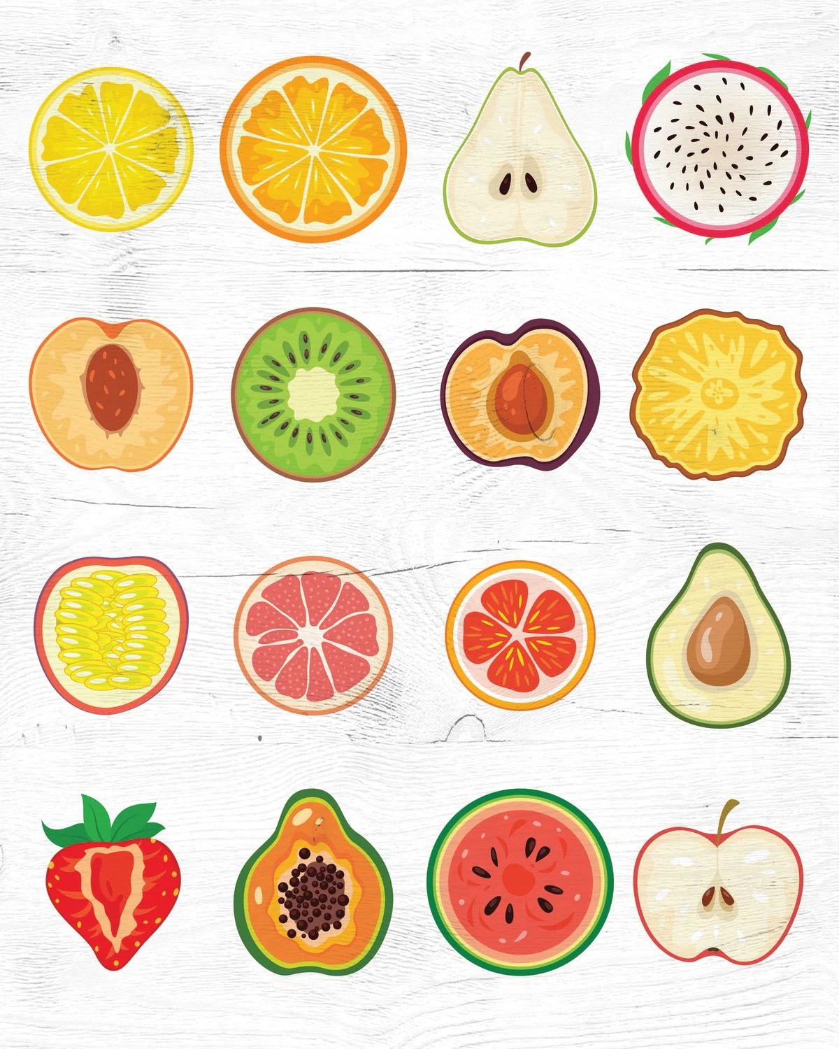 Fruits Chart Pineapple Licensing
