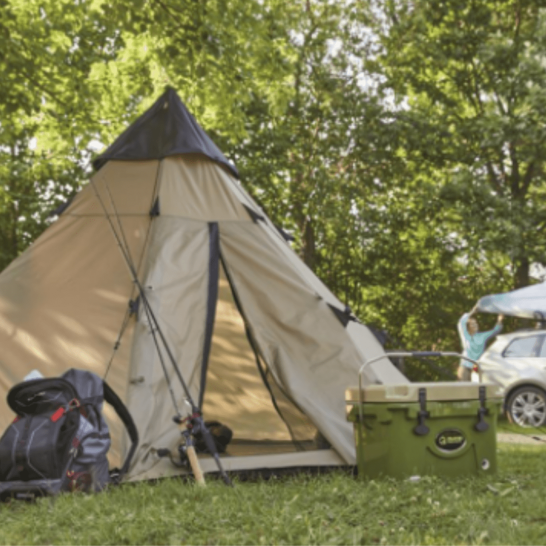 Guide Gear Teepee Tent by The Sportsman’s Guide - Pinstripe Men's ...