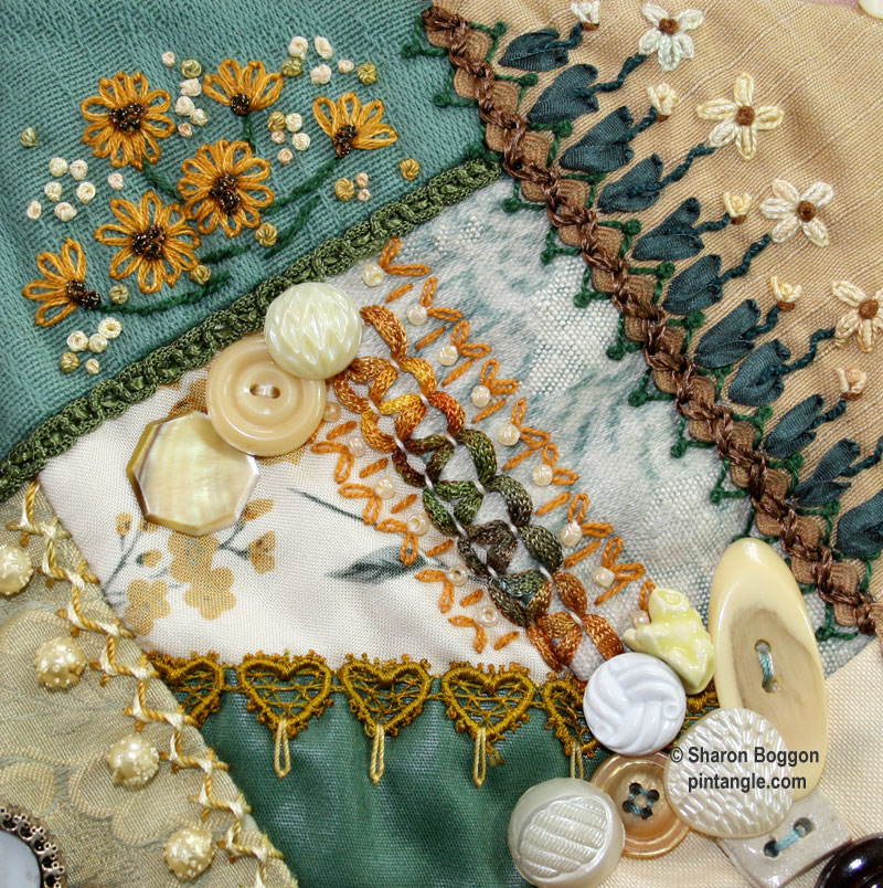 Introducing Block 67 in the I dropped the button Box Quilt - Pintangle