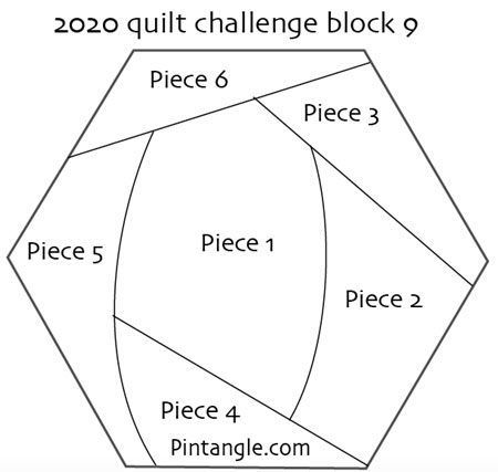 2020 challenge Block 9 pattern - Pintangle