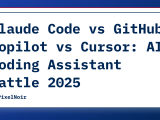 Claude Code Vs Github Copilot Vs Cursor Ai Coding Assistant Battle