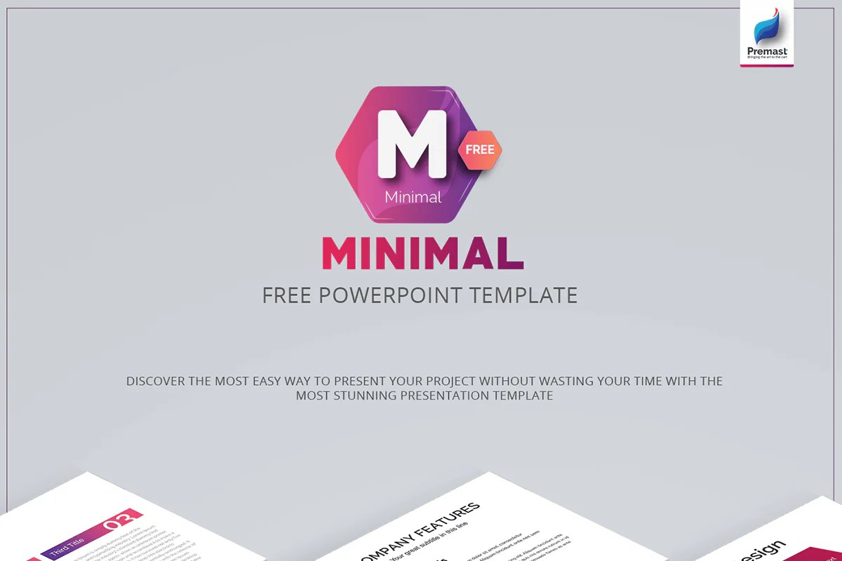 Minimal Free Powerpoint Template Pixel Surplus
