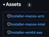 A Screenshot Of Github S Release Page Showing Assets With 3 Entries