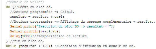 while / do while + break; / continue;. - PlaisirArduino