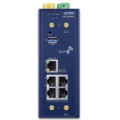 IAP-2400AX Industrial 5GHz 802.11ax 2400Mbps Wireless Access Point with ...