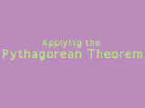 Applying The Pythagorean Theorem Planet Nutshell