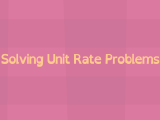Solving Unit Rate Problems Planet Nutshell
