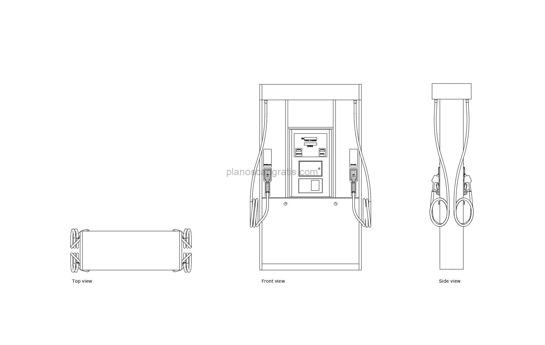 Bomba Diesel Planos Cad Gratis