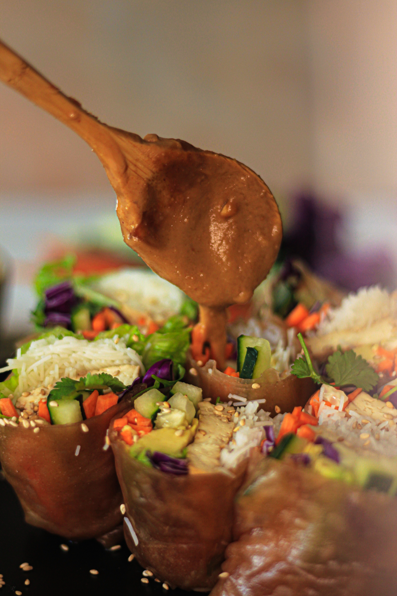 Healthy Vegan Spring Rolls - Plant Fulfilled | Fulfilled by Plants only