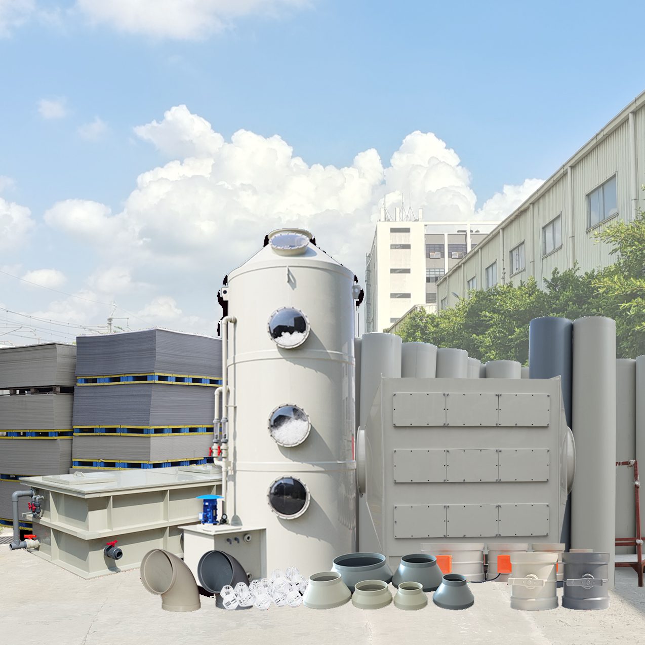 Industrial exhaust Gas Scrubber Wet Dust Collector Manufacturers ...