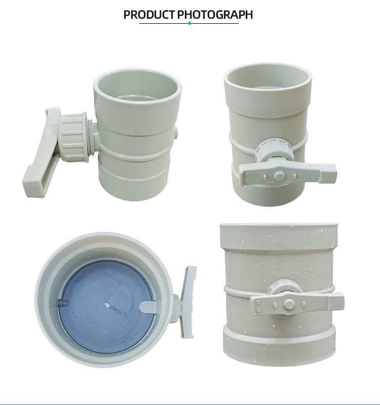 PP/PVC manual dampers for air volume control - XICHENG EP LTD