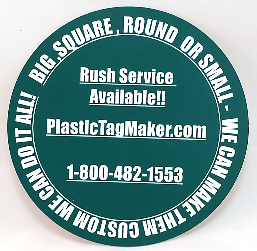We Make Plastic Tags! - Custom Tags Phenolic Tags Plastic Engraved Tags