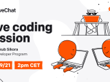 Text Platform Live Coding With Developer Program Authorizing Server