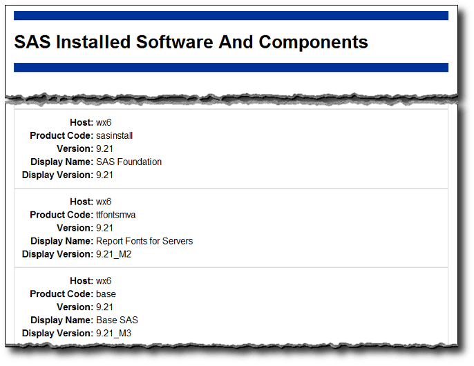 Reviewing Installed SAS 9.2 Software and Hotfixes | PROC-X.com