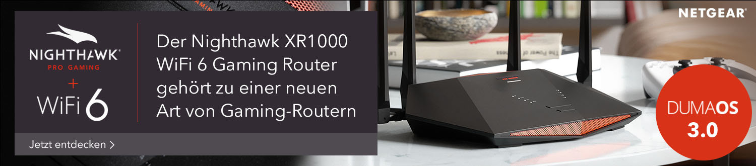 Nighthawk Netgear Banner / Play Experience