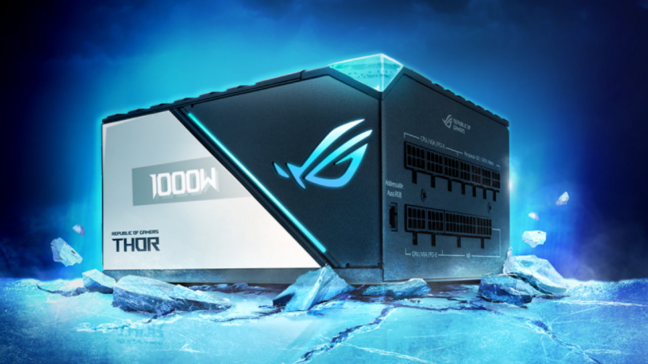 ROG Thor 1200W Platinum II power supply from ASUS Republic of Gamers ...