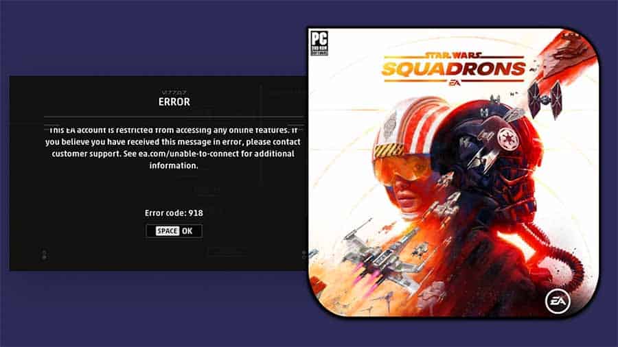 Star Wars Squadrons: Error Code 918 | How To Fix