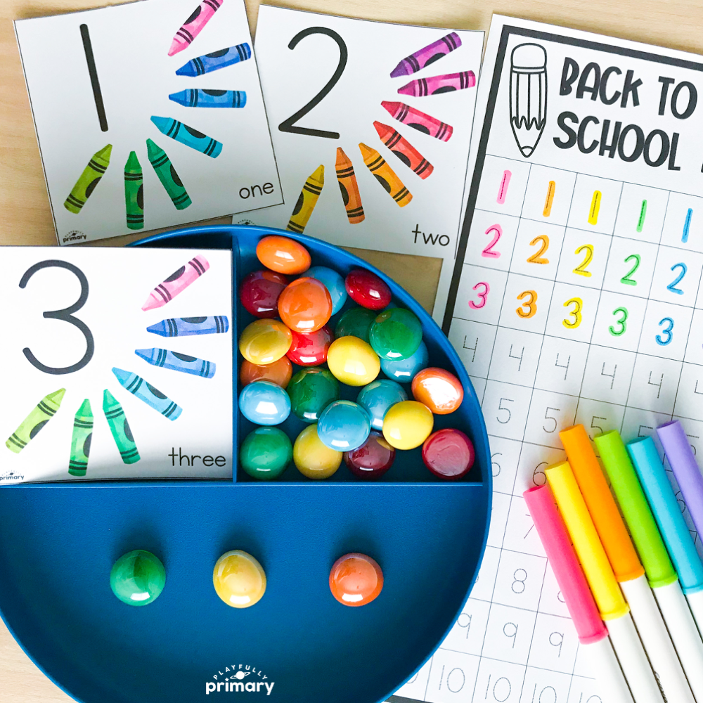 40 Fun Back to School Centers for Kindergarten - August Morning Work ...