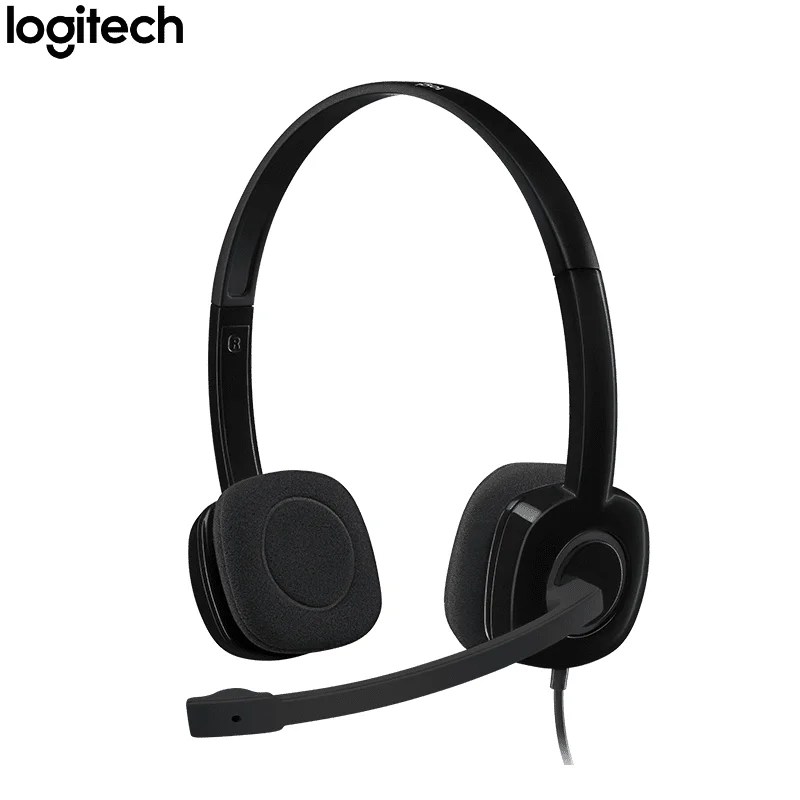 Buy Logitech H151 Stereo Headset with Noise-Cancelling Microphone Single 3.5mm Plug at Best ...