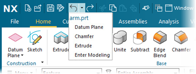 How to Use the Undo Command | Siemens NX - PLM Tech Talk