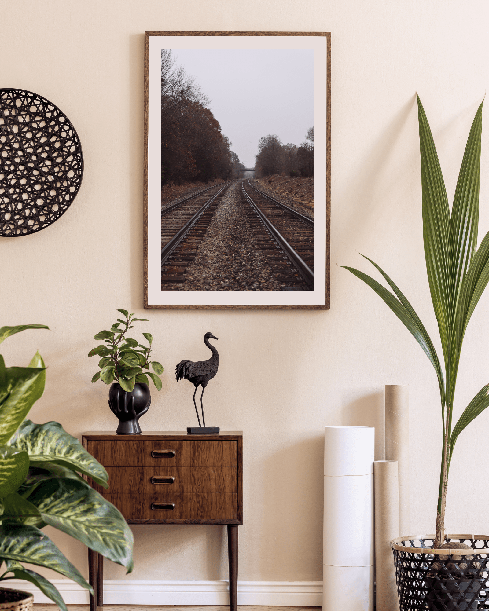Autumn Train Tracks - Marisa Plotnick Photograpy