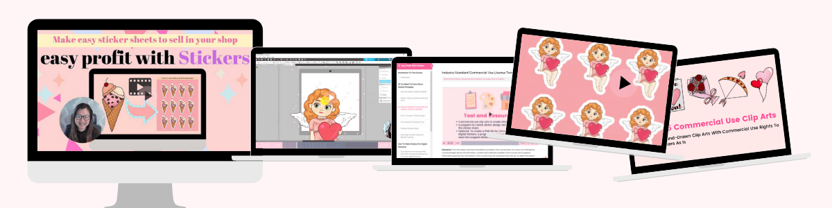 Easy Profit With Stickers Course – PLR at Simply Couture Designs