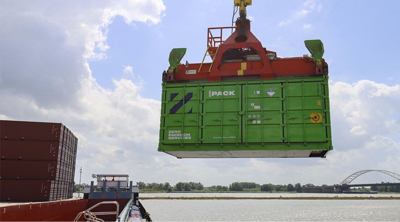 Swappable shipping container batteries help Heineken go green - Plugboats