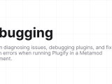 Debugging Plugify