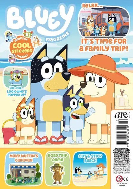 Bluey Magazine Issue 53 It S Time For A Family Trip With Holiday Play