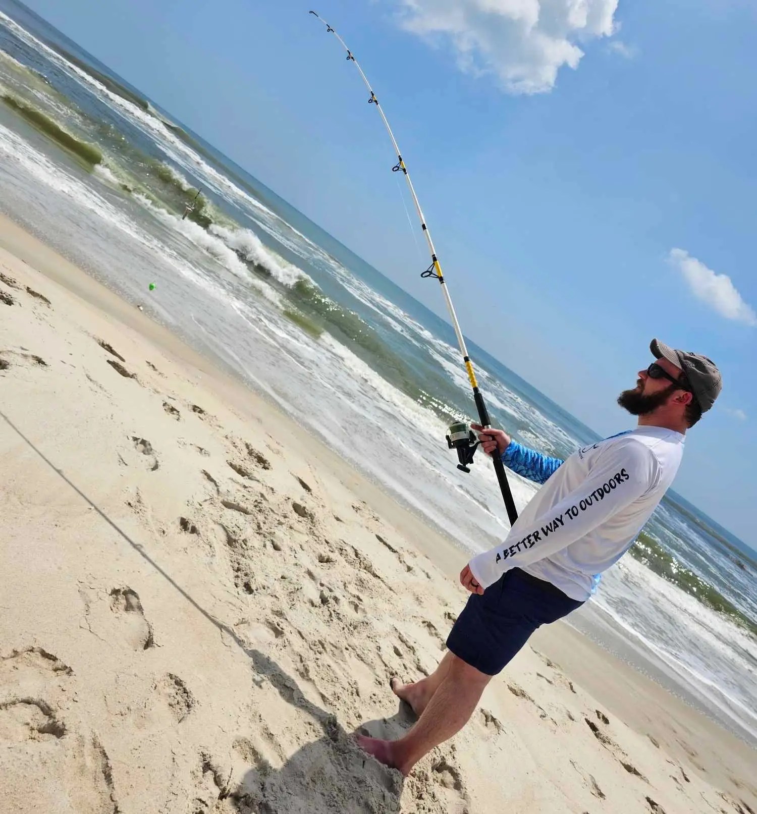 Blue Scale- Aquatic Armor Fishing Shirt - POINTERS AND HOOKS.