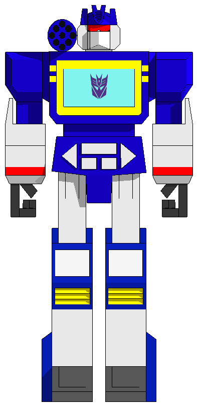 D02.1 Soundwave – 360 Spin – Transformers Retro Pixel Art