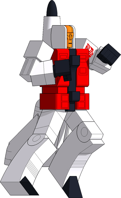 A43.1 Slingshot – Standing – Transformers Retro Pixel Art